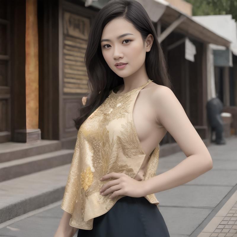 Ao Yem - Vietnamese Dress - V1 Showcase | Civitai