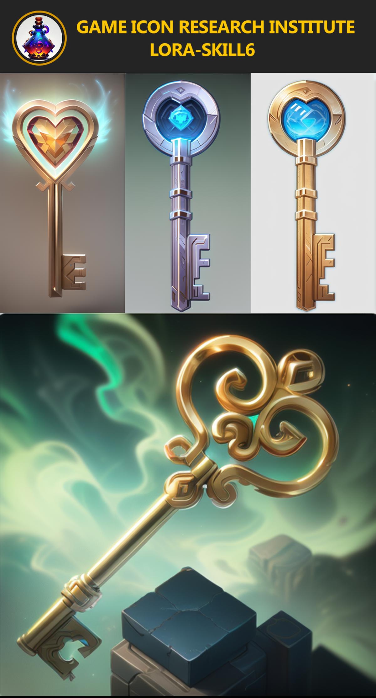 GameIconResearch_key_Lora - v1.0 | Stable Diffusion LoRA | Civitai