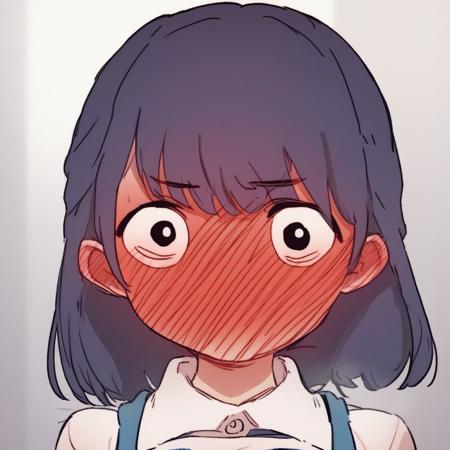 Anime blush face store