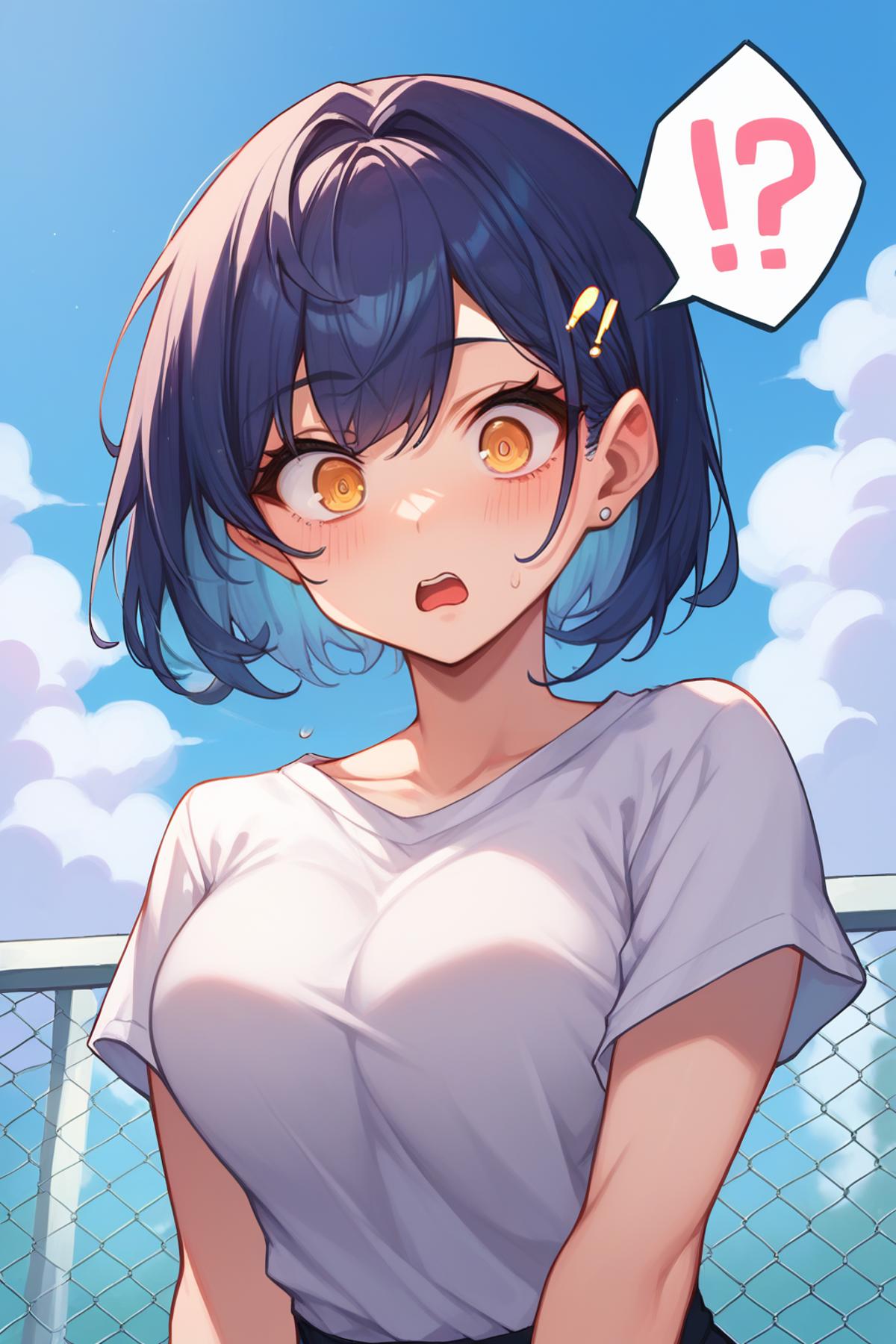 Spoken Interrobang LoRa | PonyXL - V1 | Stable Diffusion LoRA | Civitai