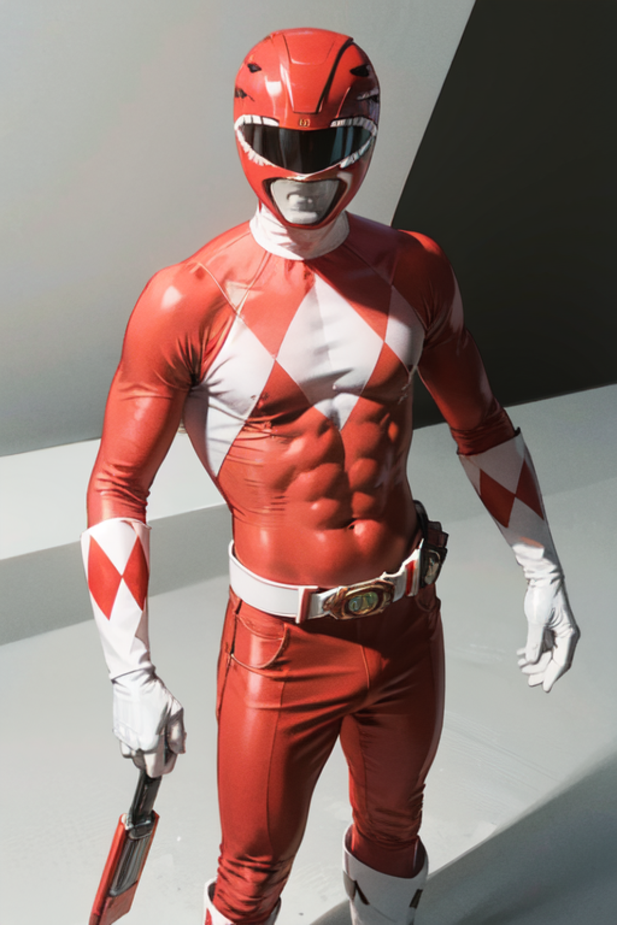 Red Power Ranger - Mighty Morphing Power Rangers - v1.0-Trained w/RL ...