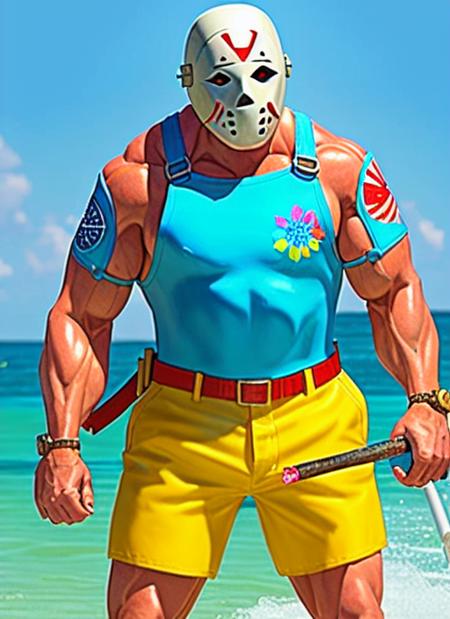 Jason Voorhees (Part 3) - v1.0 | Stable Diffusion Embedding | Civitai