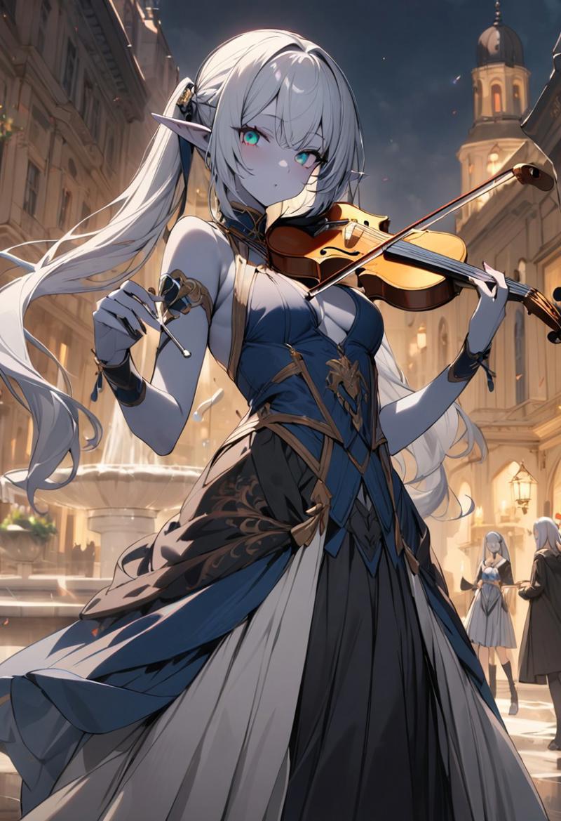Dark elf bard | Civitai