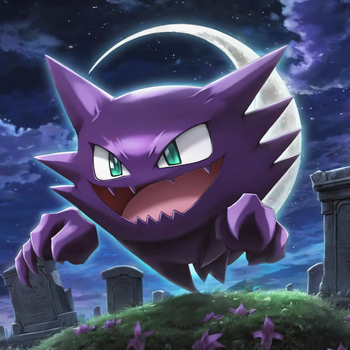 Haunter (Pokemon) (Pokedex #0093) SDXL & SD1.5 - SDXL | Stable ...