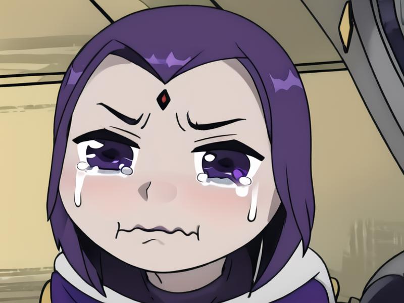 Puffy cheeks lora:merrytail_aqua_crying_meme_v02-05:0.7 lora ...