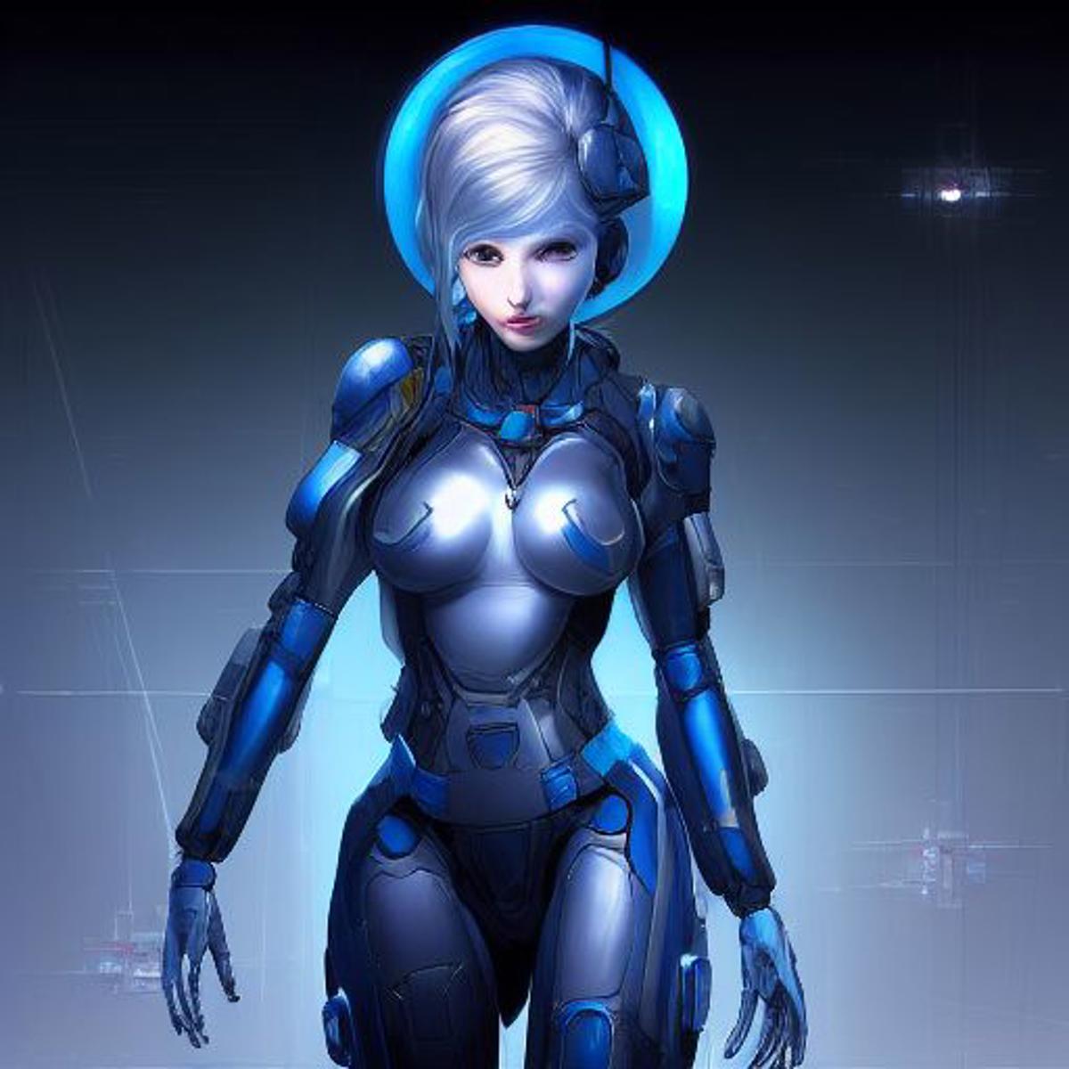 robo-lady - learned embeds | Stable Diffusion Embedding | Civitai