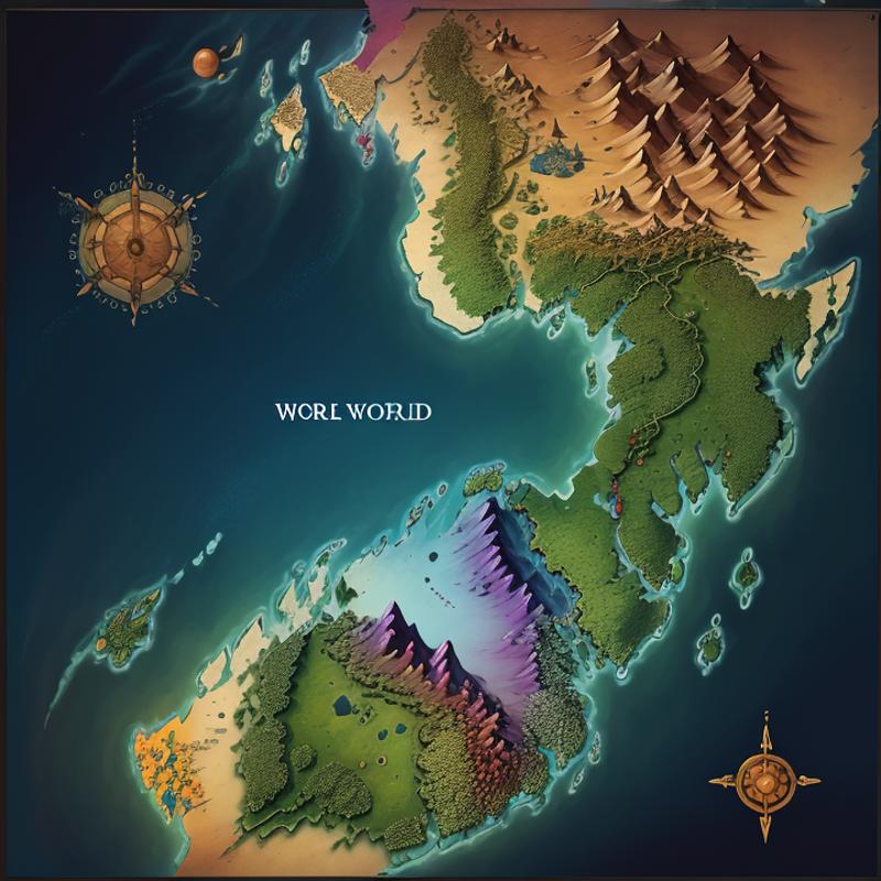 Table Rpg / D&D Maps - #10 - World map - v1.0 Showcase | Civitai