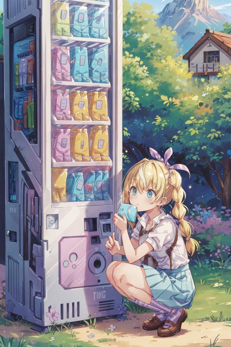 Lammis with the vending machine | Civitai