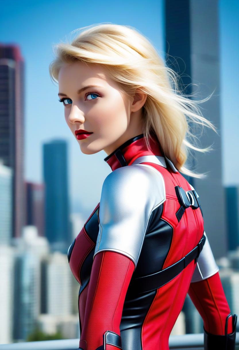 Lady Deadpool with Blonde Hair | Civitai