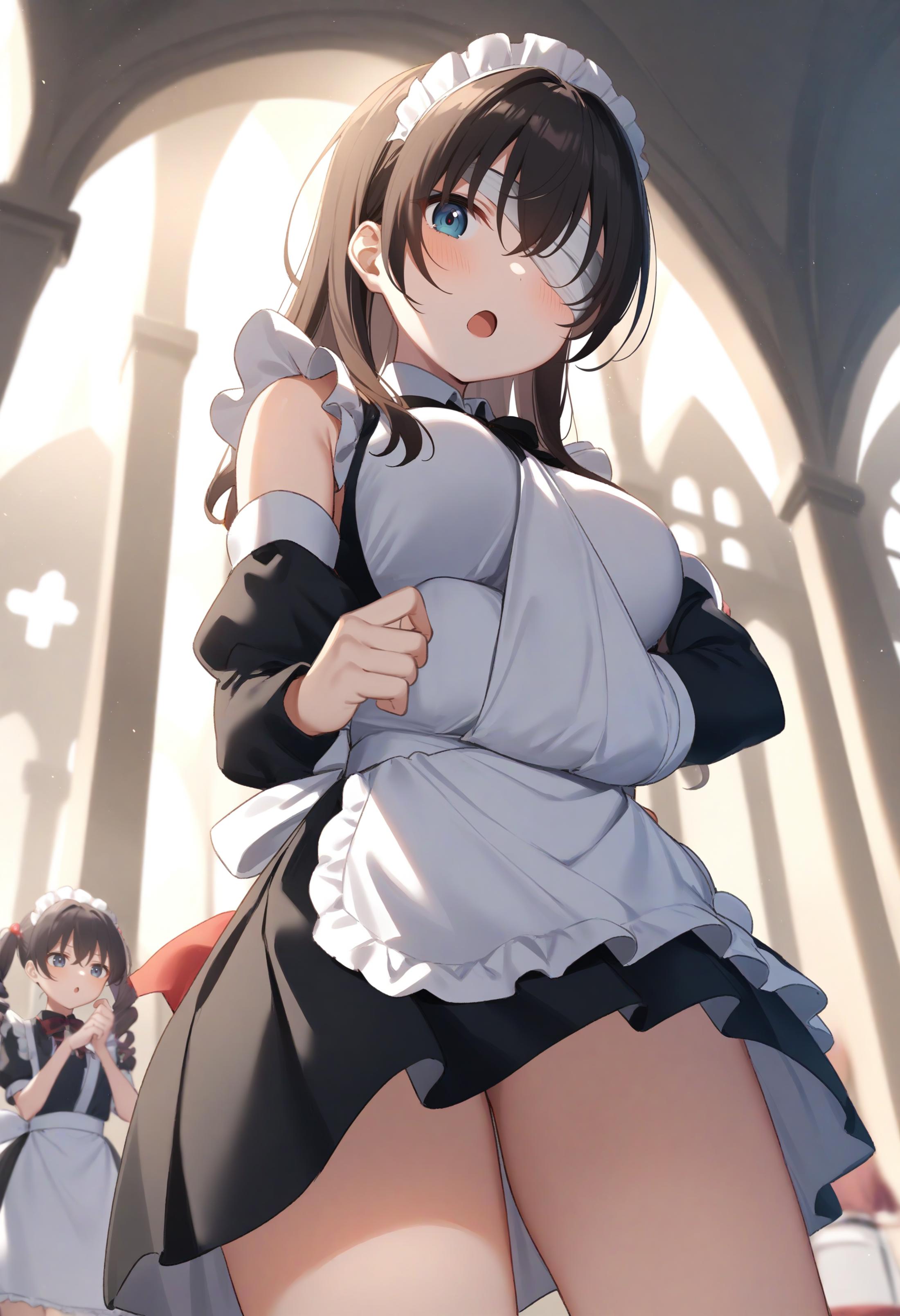 [Illust&XL] arm sling / bandaged arm / / / - Animagine v1.0