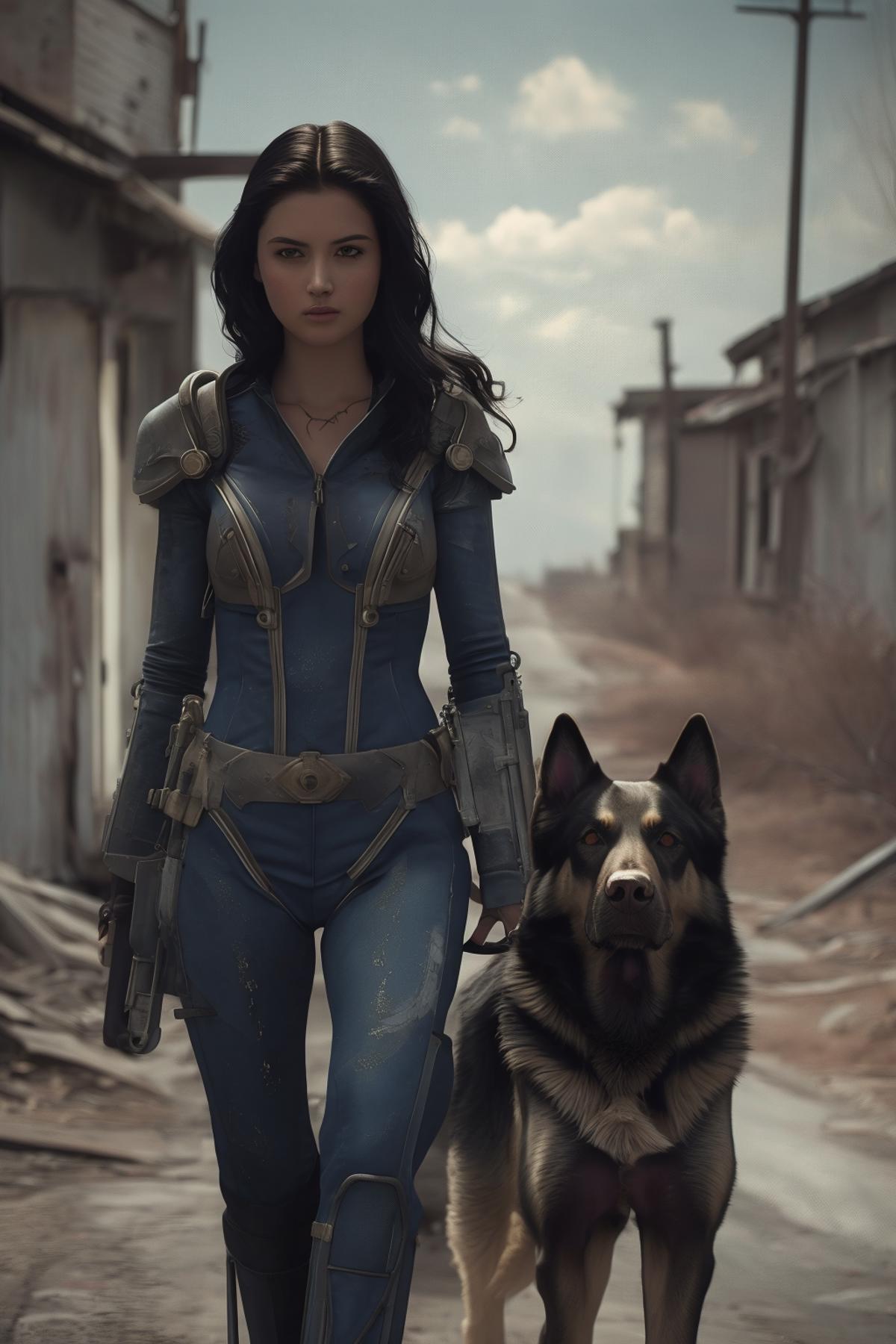 Fallout shelter female character style, sometimes with dogs - v1.0 ...