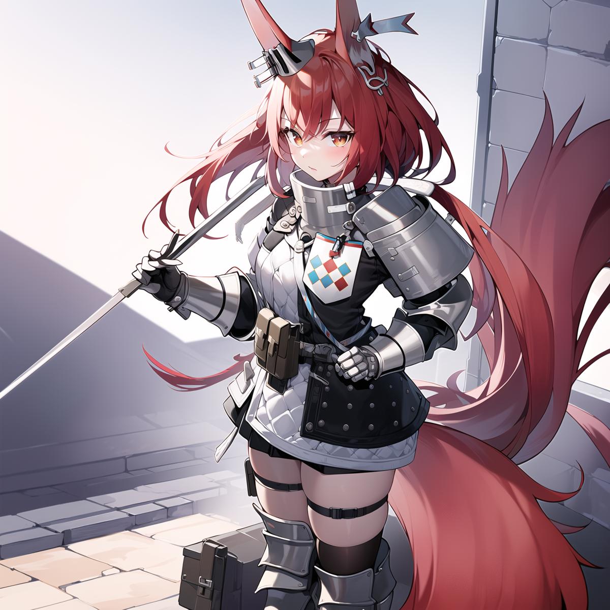明日方舟-焰尾 Arknights-Flametail - v1.0 | Stable Diffusion LoRA | Civitai