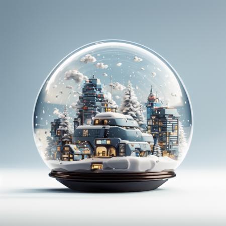 mid - snow_globe - v1.0 | Stable Diffusion LoRA | Civitai