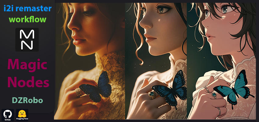 MagicNodes - new i2i Remaster Workflow. Supports any SDXL checkpoint ...