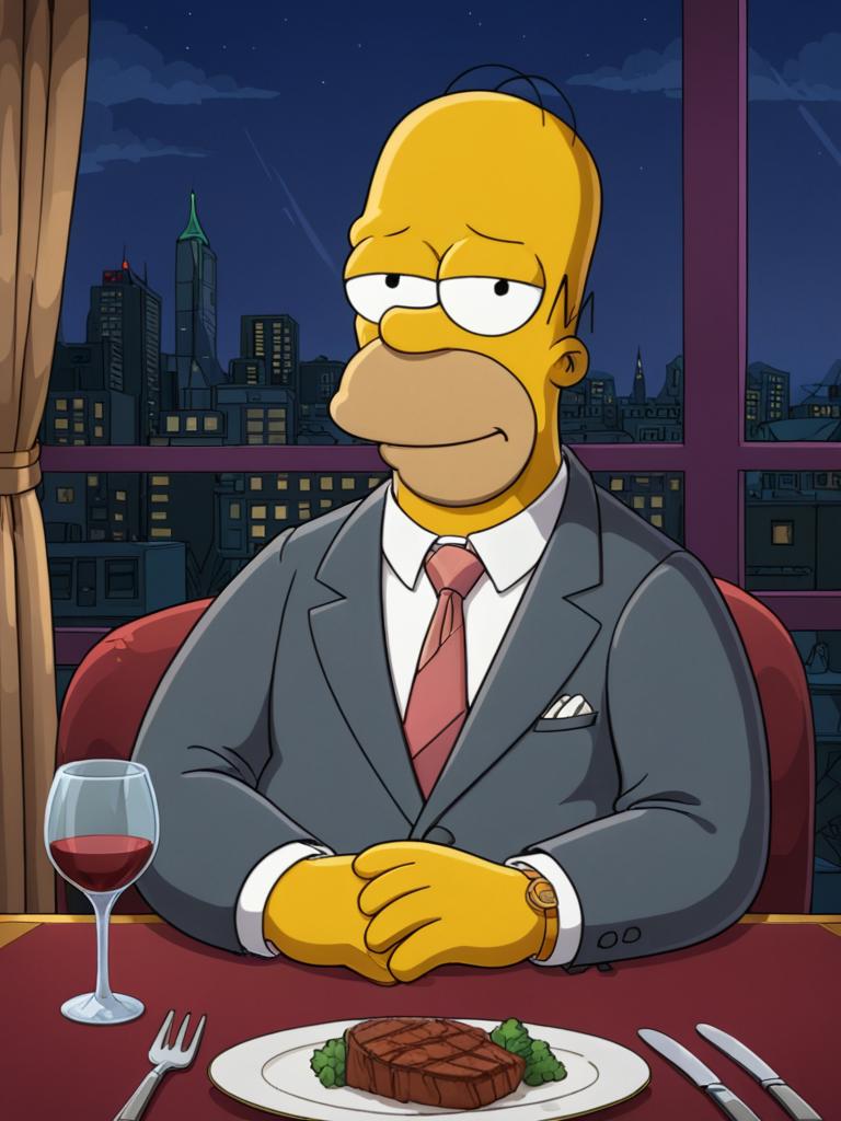 Homer Simpson - XL | Stable Diffusion XL LoRA | Civitai