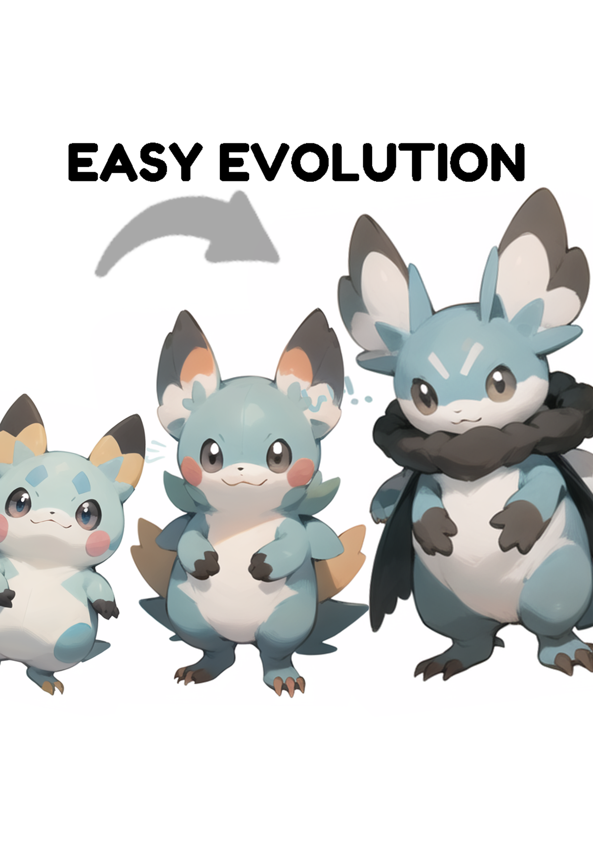 Pokemon Easy Evolution Lora(text2image)类宝可梦进化lora(文生图版) - v1.0 | Stable ...