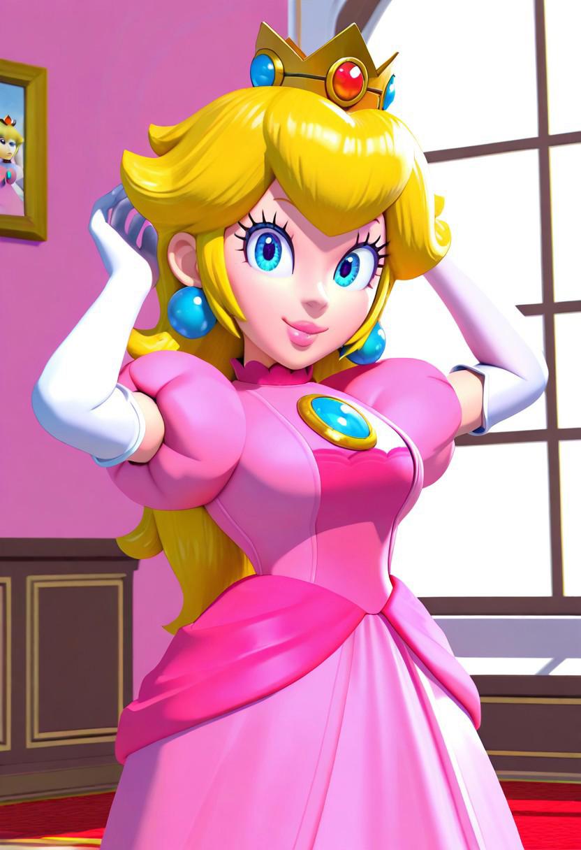 Mario Render Style [Illustrious] - V1 Showcase | Civitai
