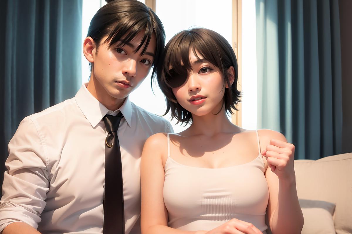 chainsaw man cp x 5 电锯人各种cp - v1.0 | Stable Diffusion LoRA | Civitai