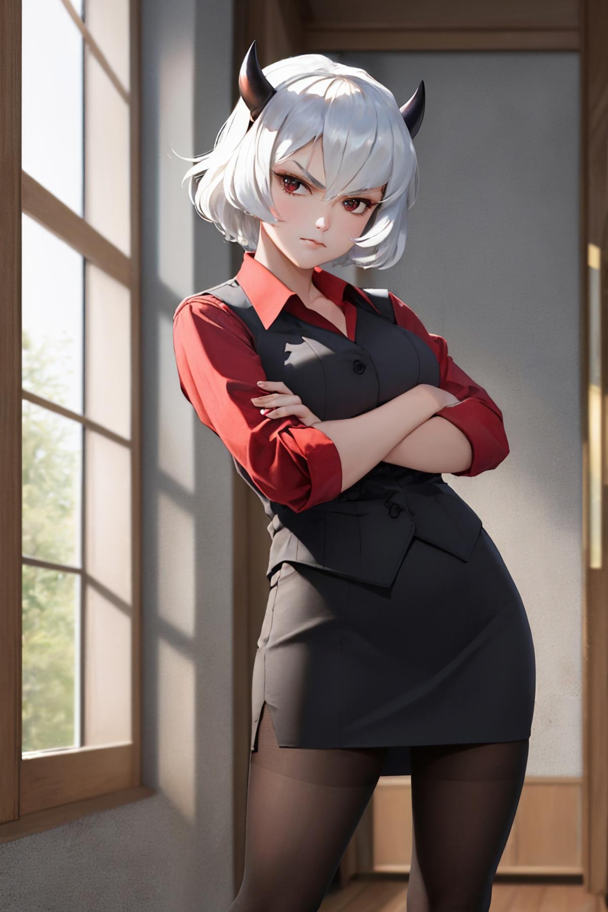 Malina | Helltaker - v1.0 | Stable Diffusion LoRA | Civitai