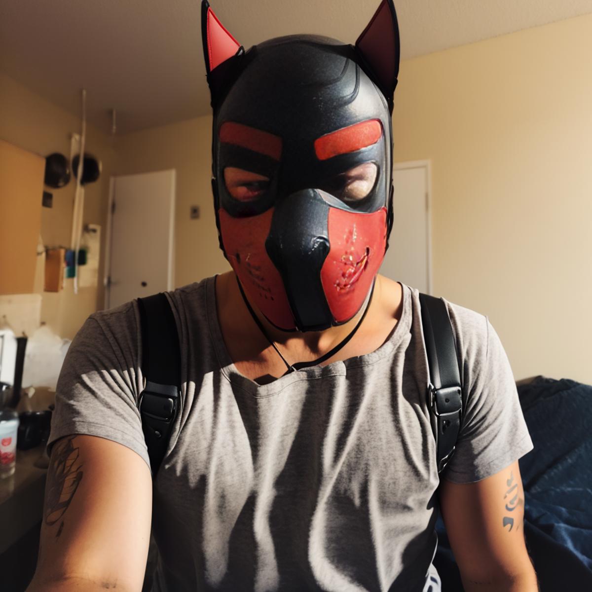 Pup Play Mask - v1.0 | Stable Diffusion LoRA | Civitai