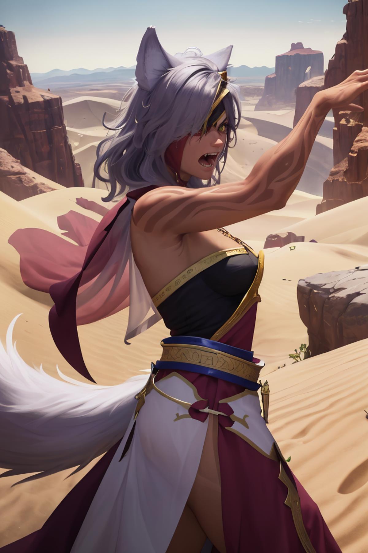 Nailah (Fire Emblem: Radiant Dawn) LoRA - nailah-fe-richy-v1 | Stable Diffusion LoRA | Civitai