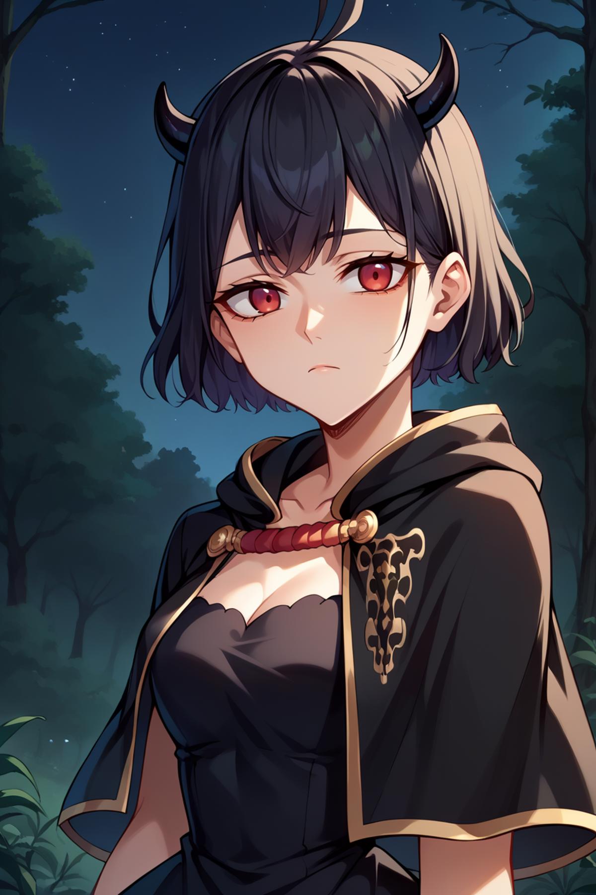 Secre Swallowtail/Nero/セクレ・スワロテイル/黒 (Black Clover) SDXL LoRA [Pony ...