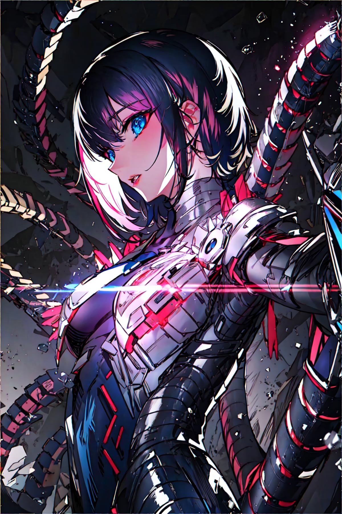 Mechanical tentacles images generated with AI