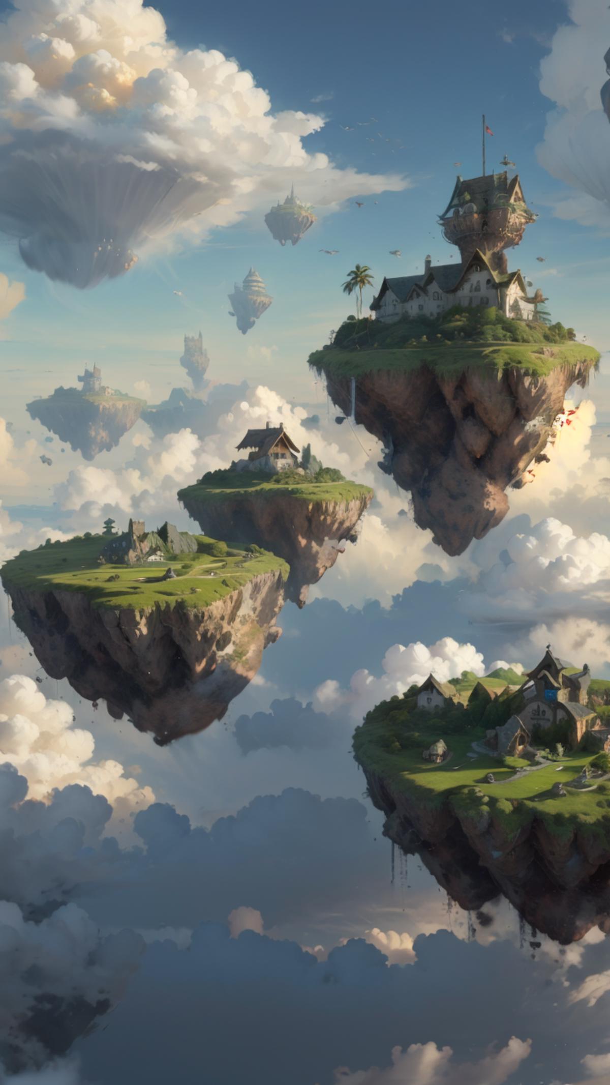 Floating Islands - v1.0 | Stable Diffusion LoRA | Civitai