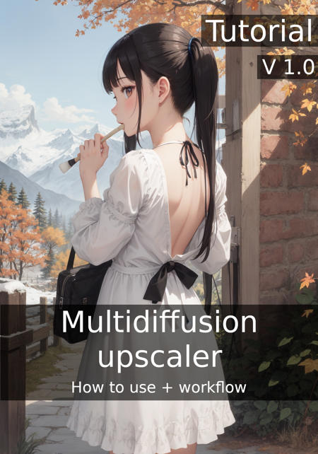 Tutorial for multidiffusion upscaler for automatic1111, detail to the max - 1. How to use ...