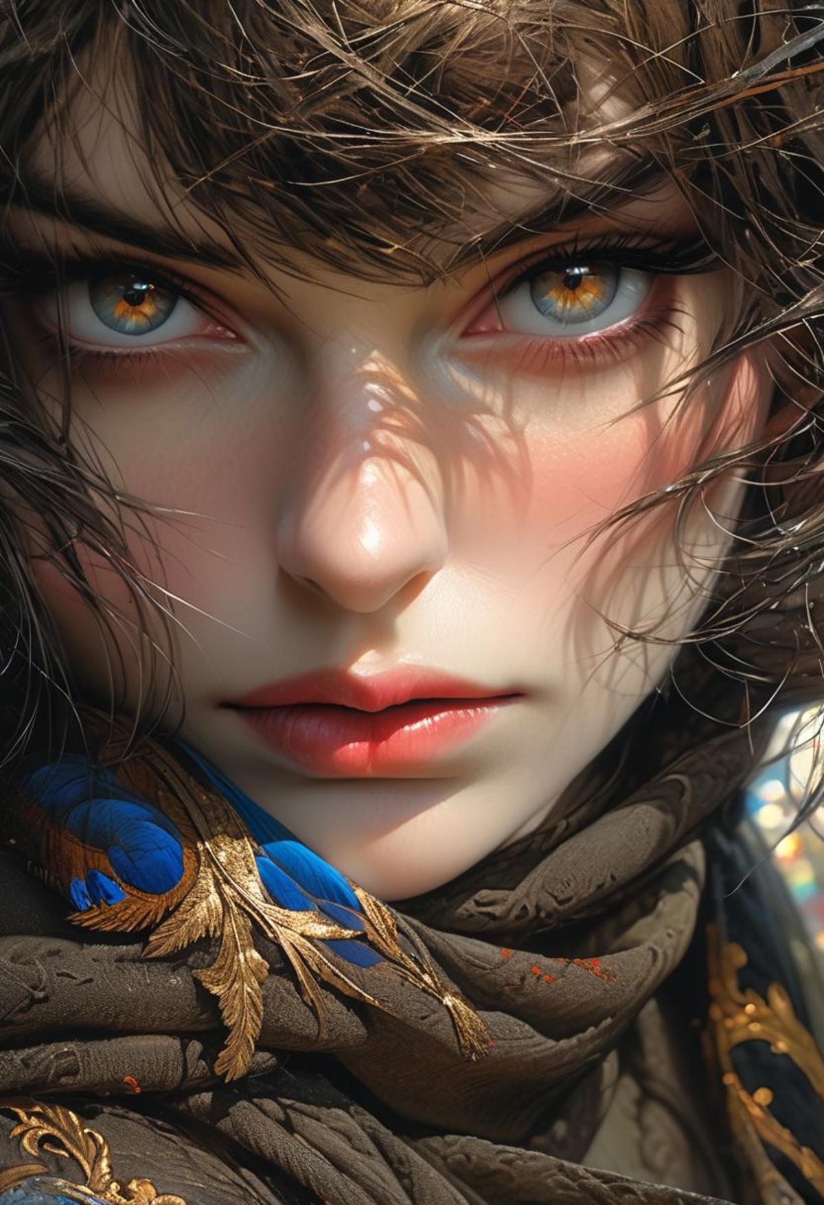 AI Image Creation NijiEX style, fine art, intricate, black - AIEasyPic