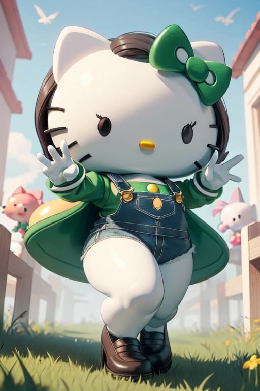 hello kitty fusion Luigi | Civitai