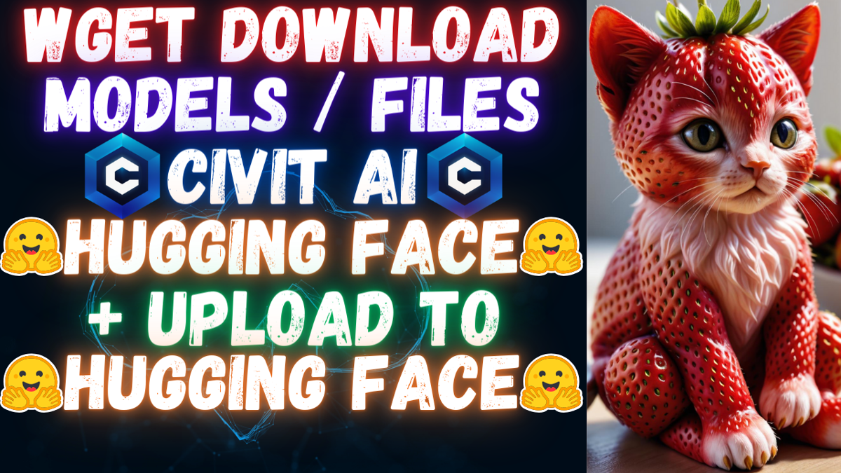 How To Download Wget Models From Civitai And Hugging Face Hf And Upload Into Hf Including 