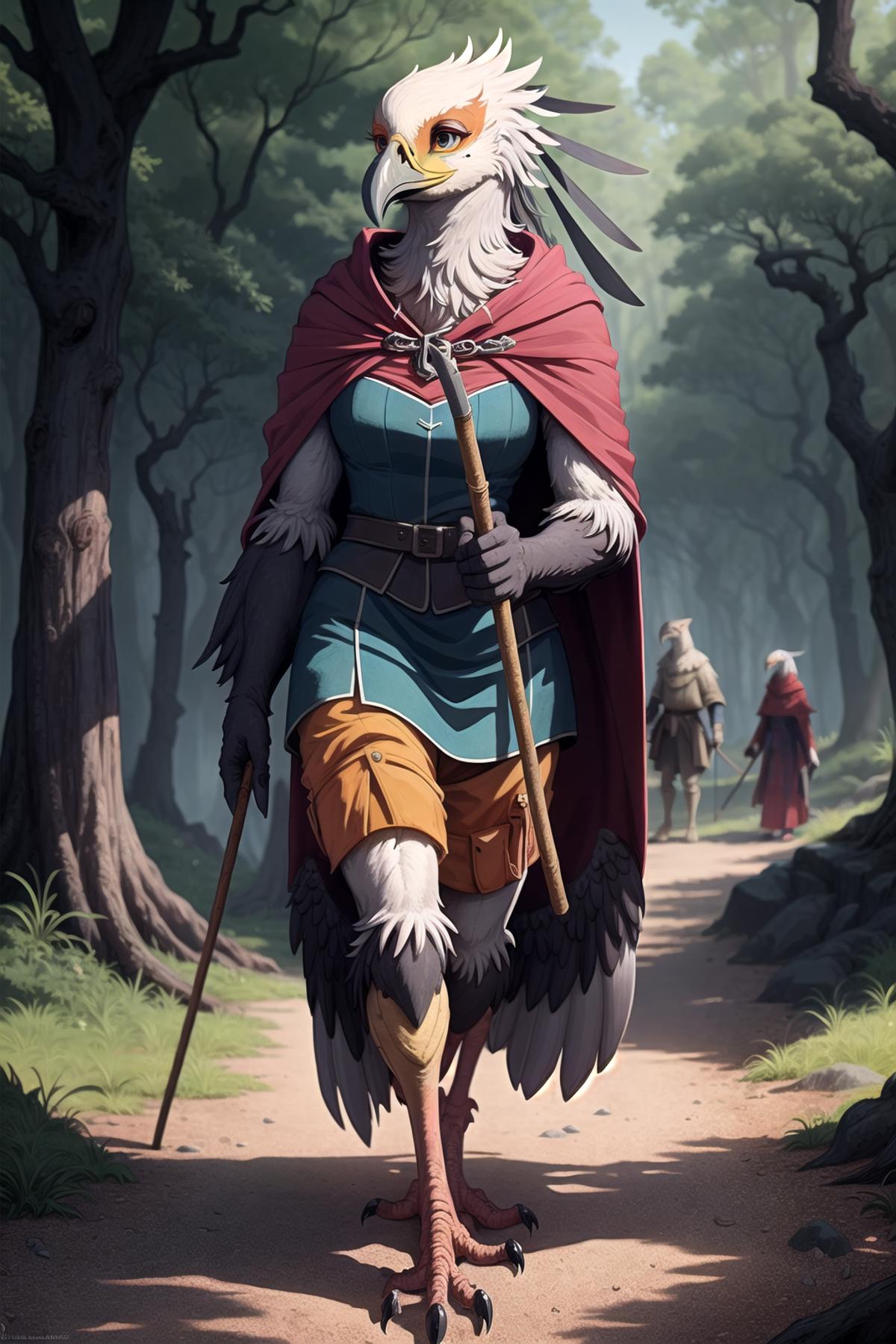 Secretary Bird LoRA - v2 | Stable Diffusion LoRA | Civitai