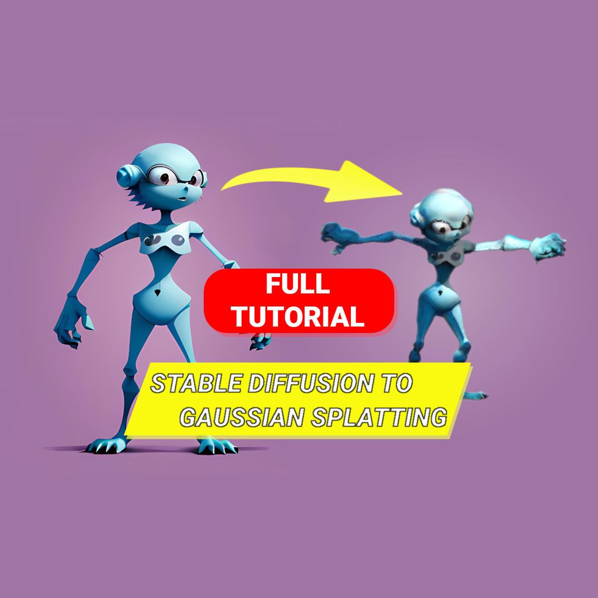 How to generate a 3D model from stable diffusion with gaussian splatting (dreamgaussian) | Civitai