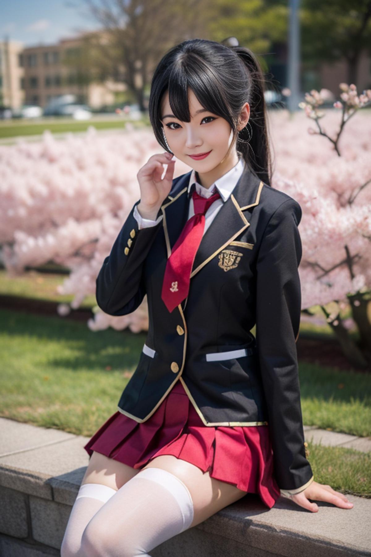 笨召 文月学院高中部校服 Baka to Tesuto to Shoukanju fumizuki academy school ...
