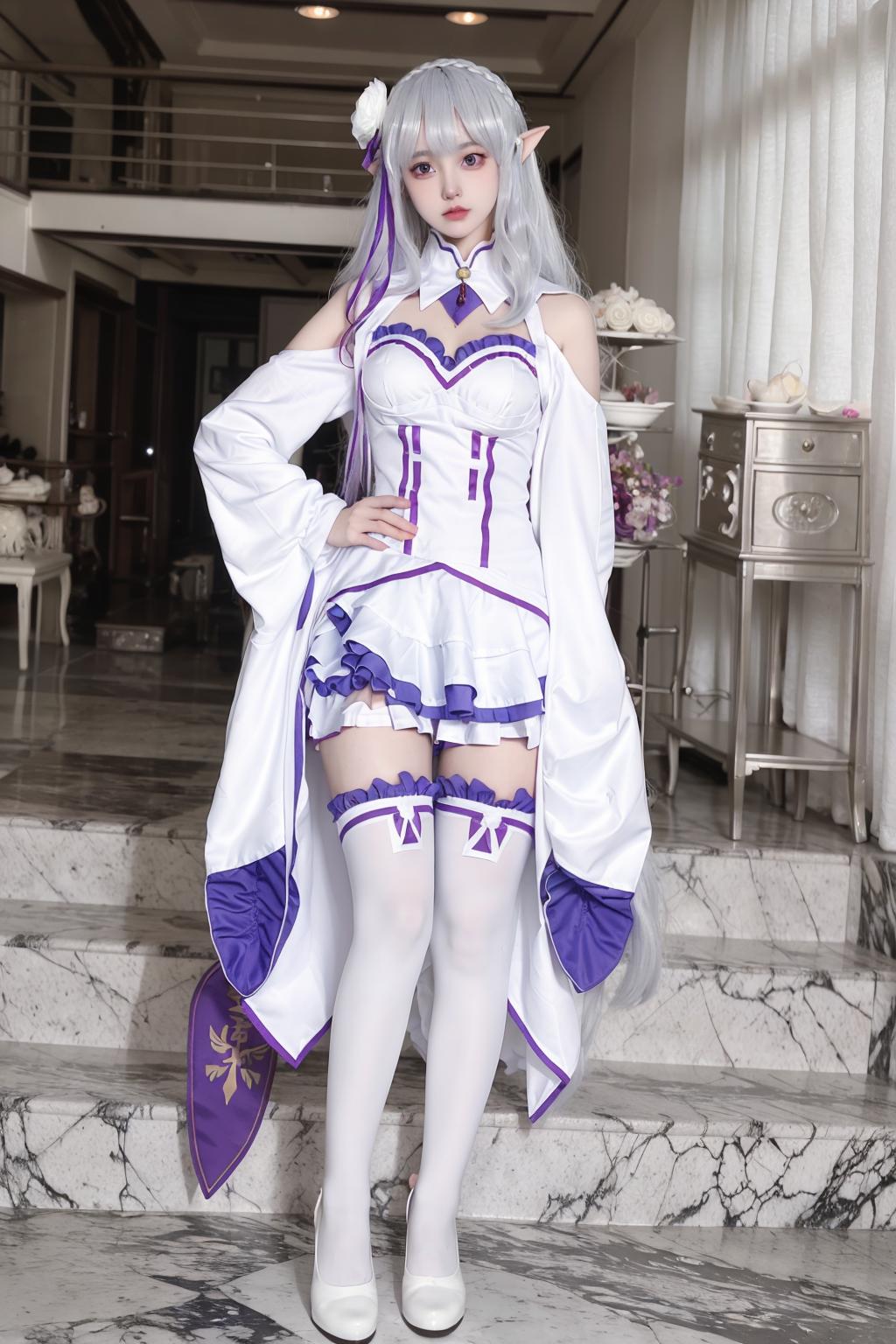 Emilia(Re:Zreo) | Realistic LORA - v1.0 | Stable Diffusion LoRA | Civitai