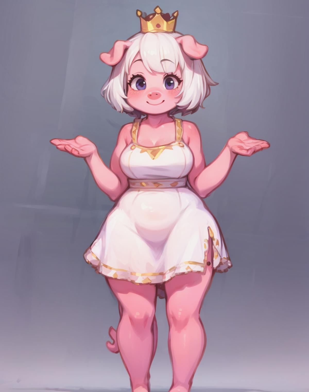 emilie // pig princess - v1.0 Showcase | Civitai