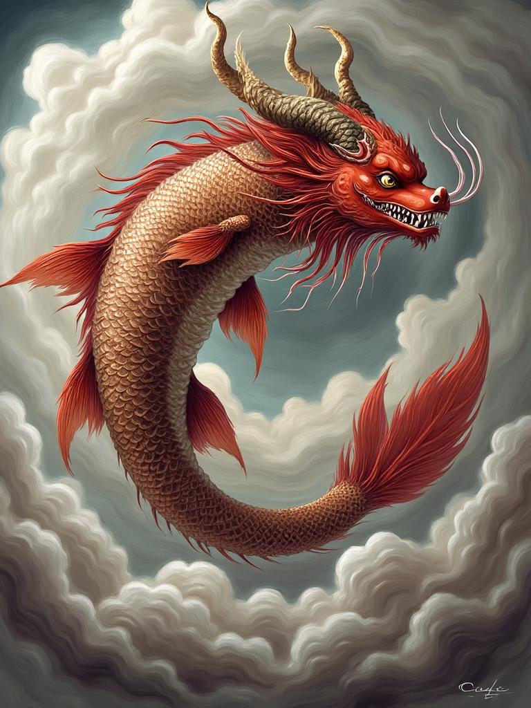 C_Mythical Creature Drawing_Divine Beast Image Generation - v1.0