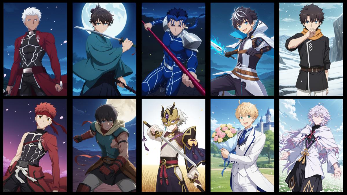 Fate Franchise Male Character Collection (Illustrious ver.) | Civitai