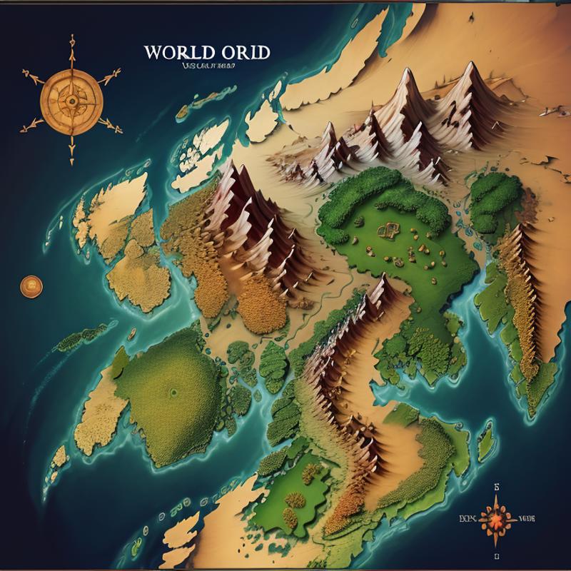 Table Rpg / D&D Maps - #10 - World map - v1.0 Showcase | Civitai