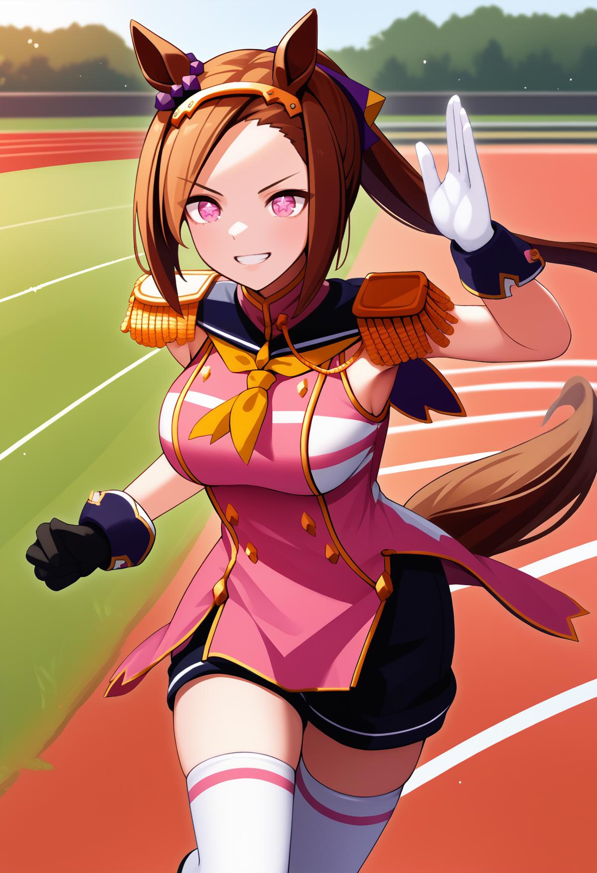 [PonyV6 XL] Sakura Bakushin O | Uma Musume: Pretty Derby - v1.0 | Stable Diffusion LoRA | Civitai