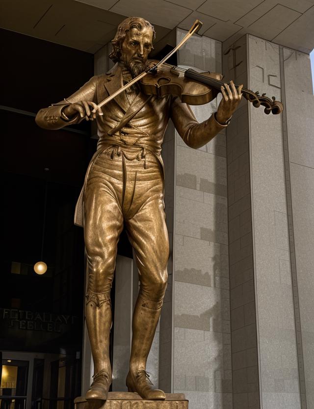 Statue of Nicolò Paganini - v1.0 | Stable Diffusion LoRA | Civitai