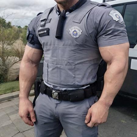 Brazilian male police uniform〘Style LoRA〙 - v1.0 | Stable Diffusion ...