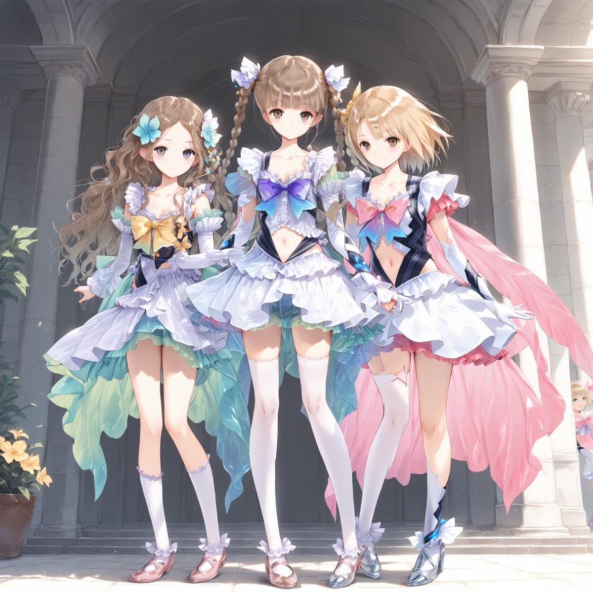 Blue reflection main characters. - v1.0 | Stable Diffusion LoRA | Civitai