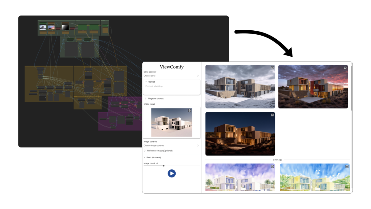 ComfyUI workflow to web app with no code | Civitai