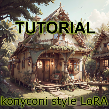 Tutorial: konyconi-style LoRA - konyconi - [Kohya-ss-setting] | Stable Diffusion Other | Civitai