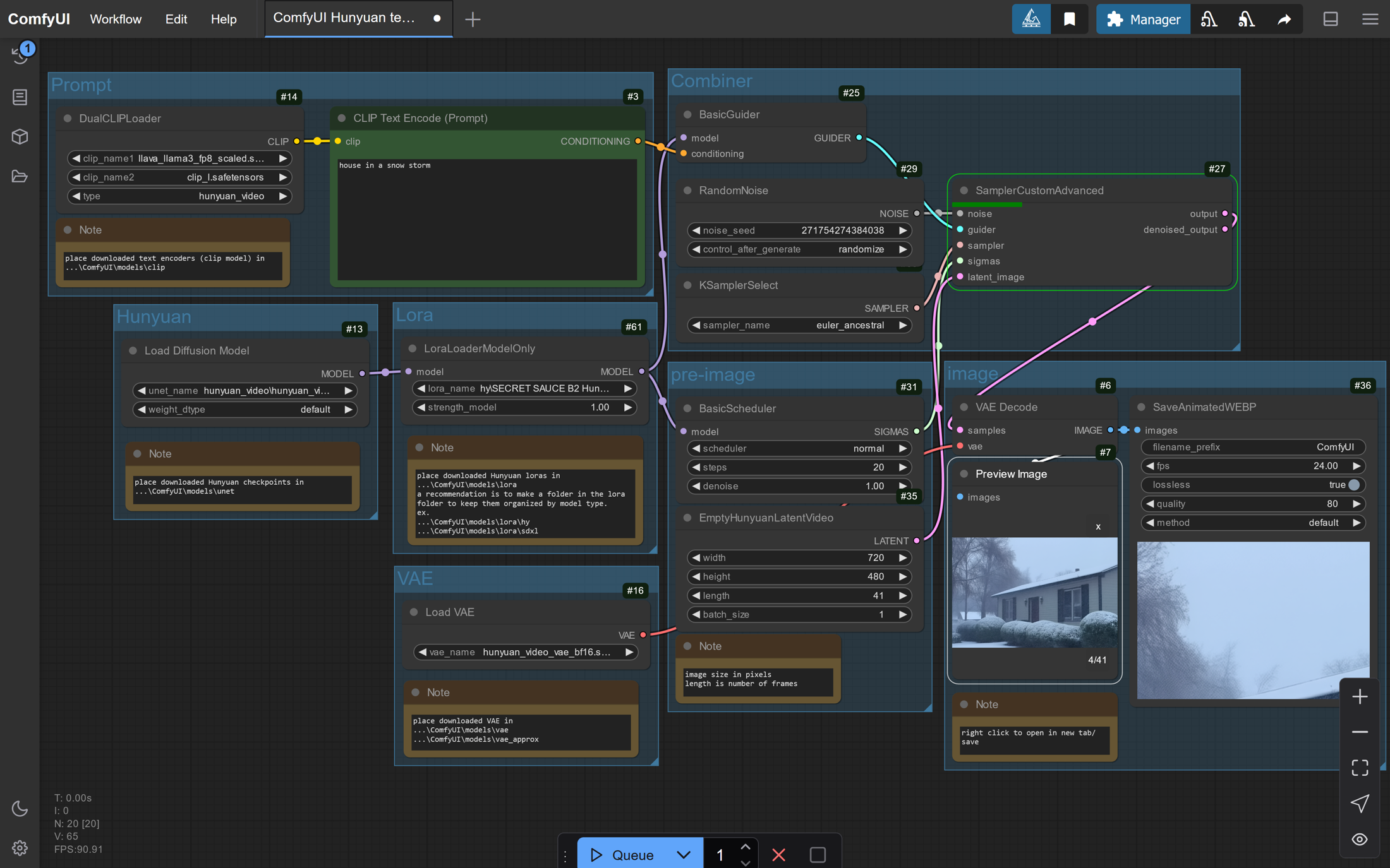 ComfyUI Hunyuan text to video using LoRAs - v1.1 lora - CivitAI Archive