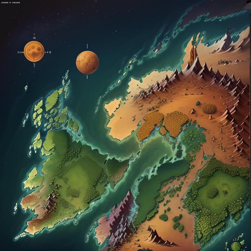 Table Rpg / D&D Maps - #10 - World map - v1.0 Showcase | Civitai