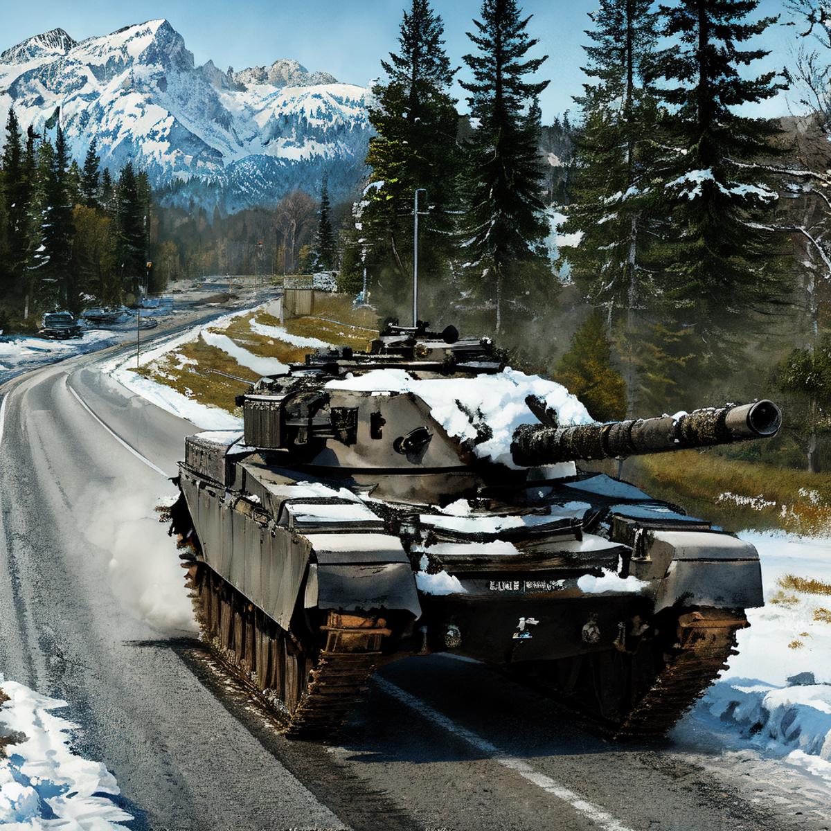 Chieftain Tank - Early - Chieftain Tank - Early | Stable Diffusion LoRA ...