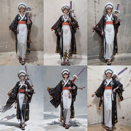 (female+male) Trafalgar law+chibi + 3suits +tattoo+sword DLC | one ...